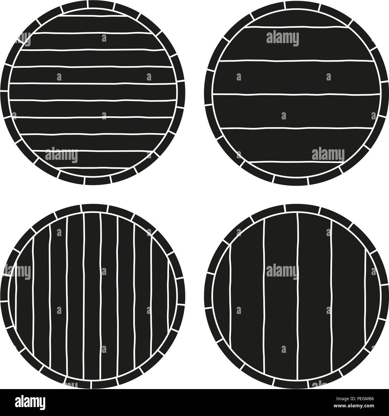 Bier fass fass vom fass Stock-Vektorgrafiken kaufen - Alamy