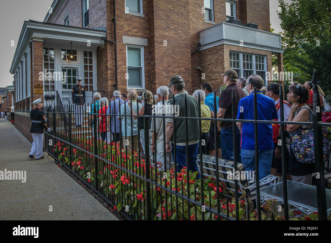 Die 18 Sergeant Major des Marine Corps, Ronald L. Grün, nimmt an einem ...