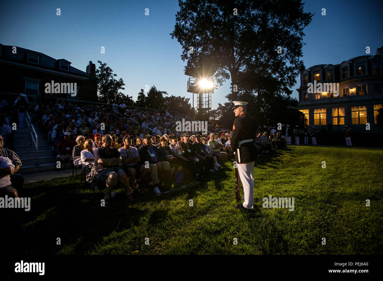 Die 18 Sergeant Major des Marine Corps, Ronald L. Grün, nimmt an einem ...