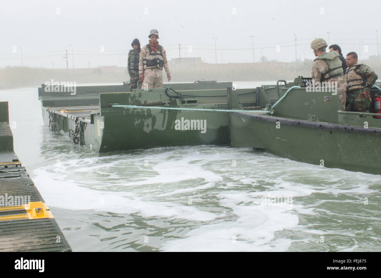 Us-Armee Soldaten mit der 814Th Multi-Role Bridging Company aus Fort ...