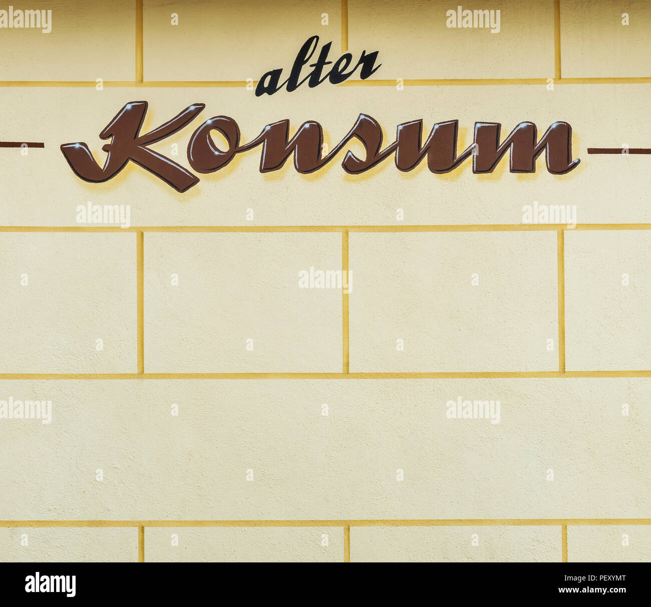 Gdr Shop Stockfotos und -bilder Kaufen - Alamy