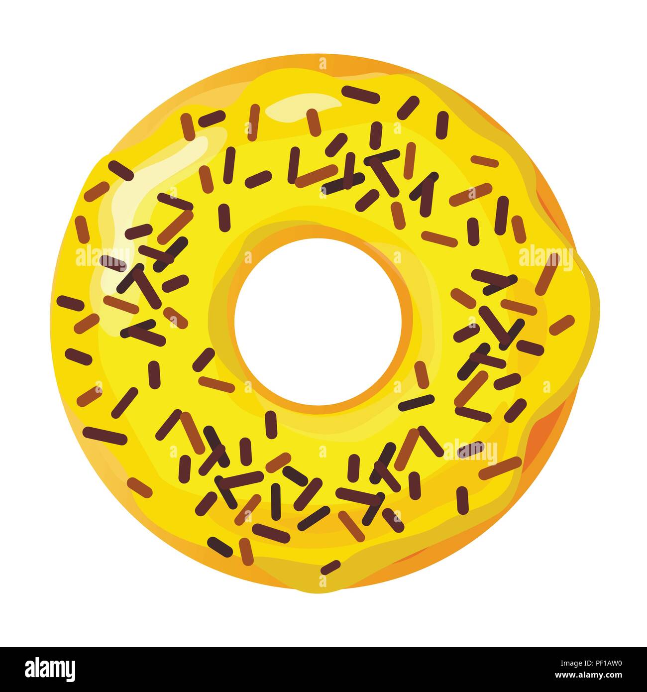 Vektor donut illustration Stock-Vektorgrafiken kaufen - Alamy