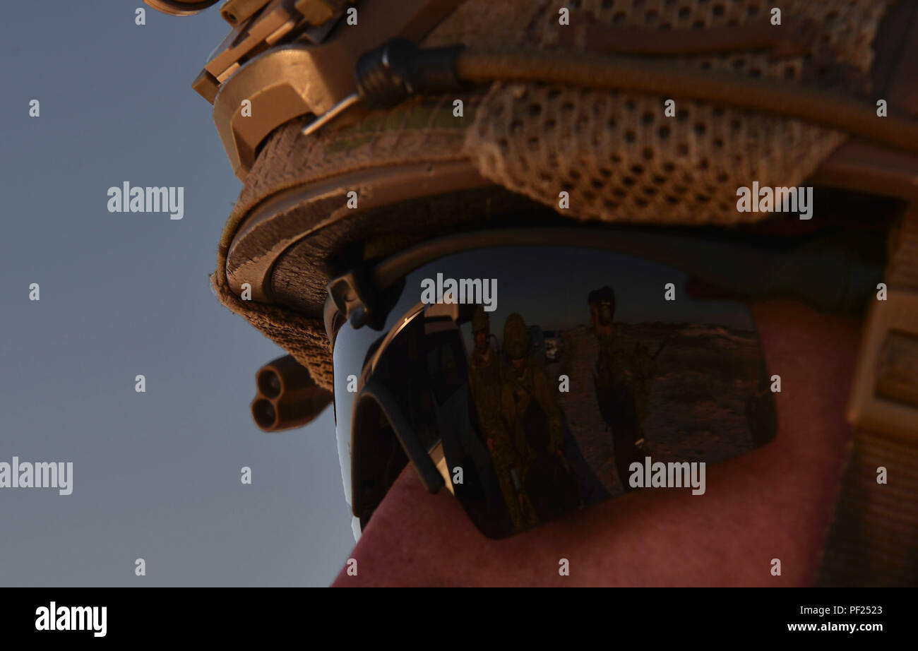 Eine Armee Ranger aus dem 3 Ranger Battalion, 75th Ranger Regiment ...