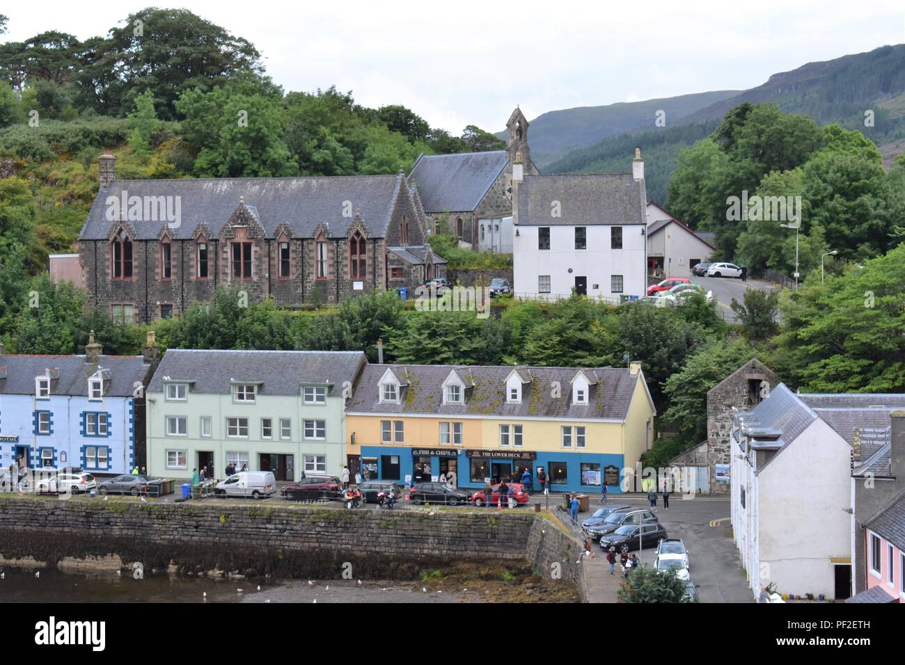 Portree Waterfront Isle Skye Scotland Stockfotos und -bilder Kaufen - Alamy