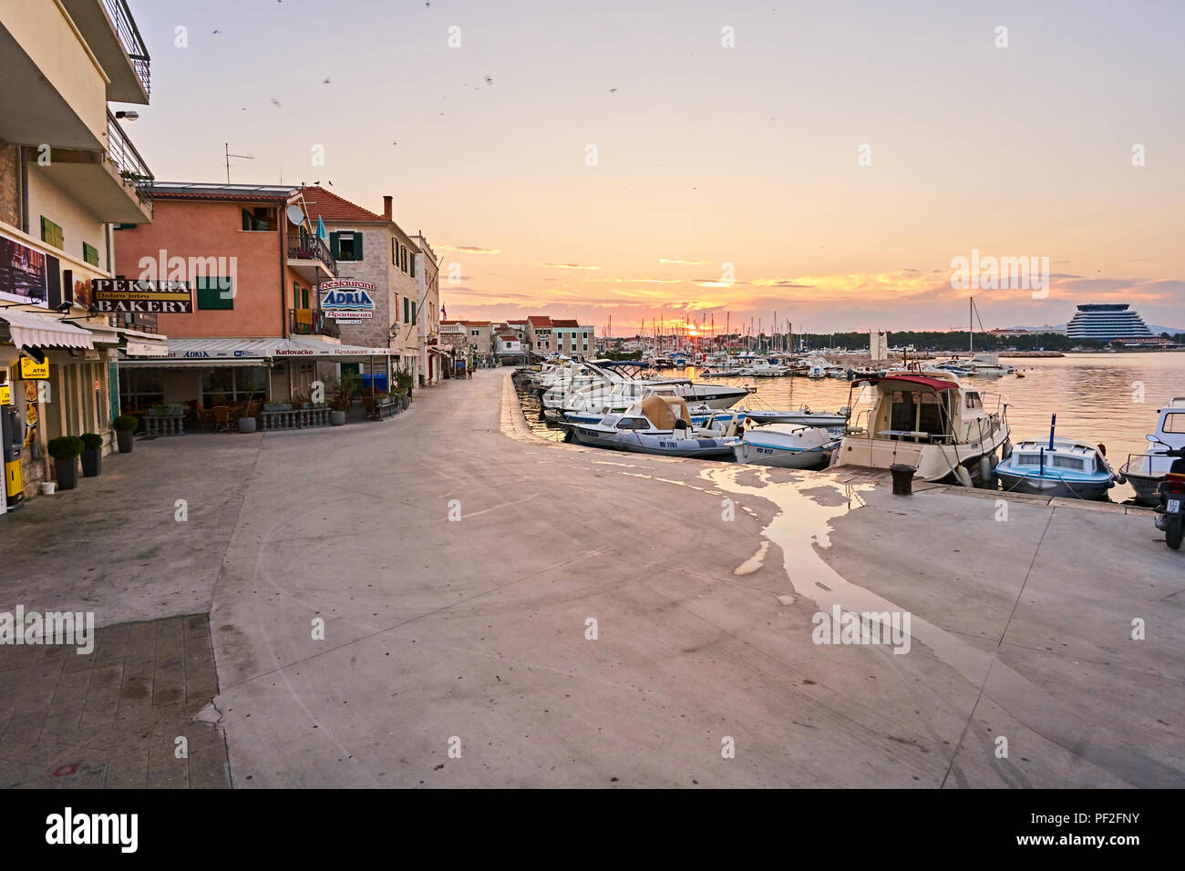 Vodice old town touristic destination -Fotos und -Bildmaterial in hoher ...