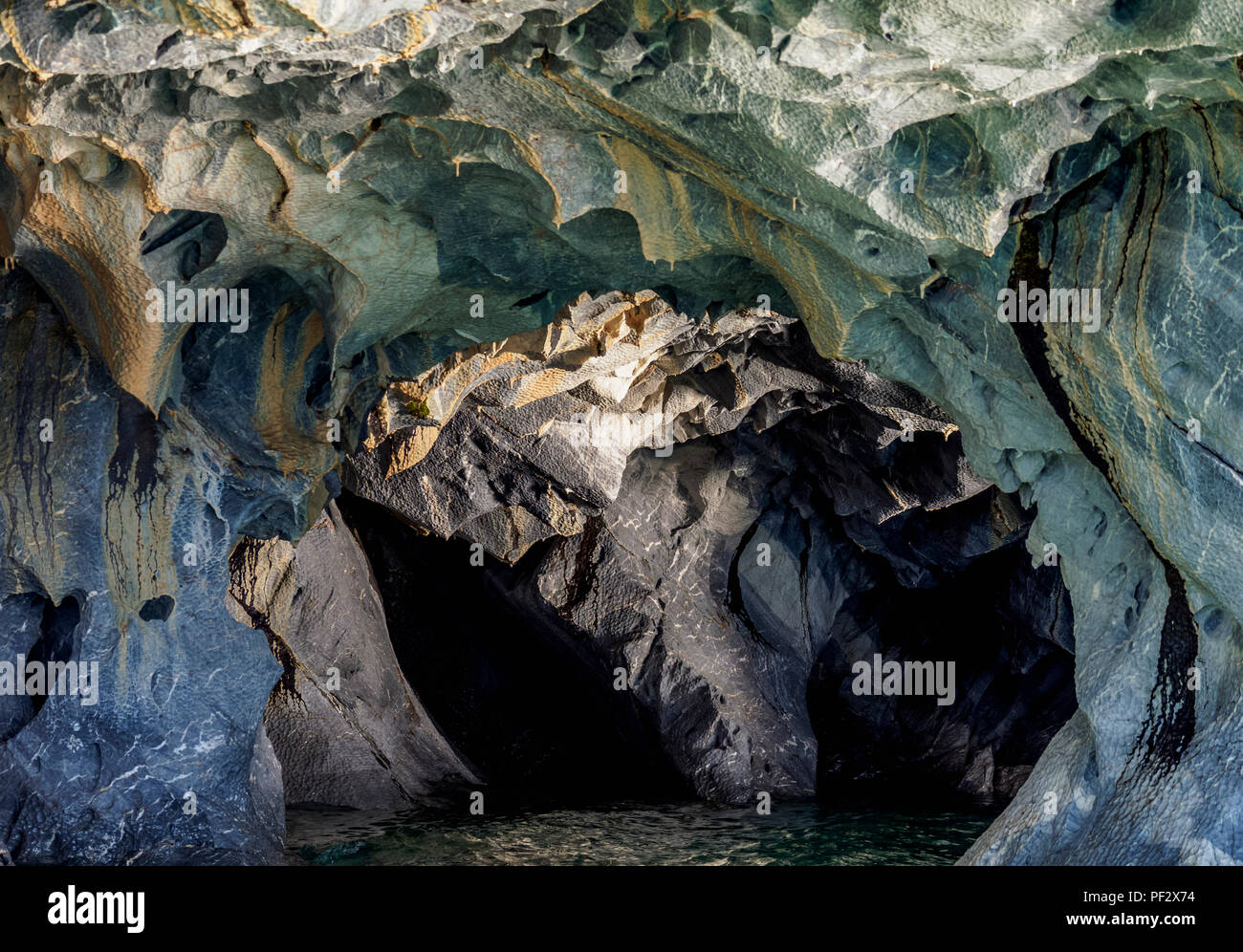 Marmor Höhlen, Santuario de la Naturaleza Capillas de Marmol, General ...