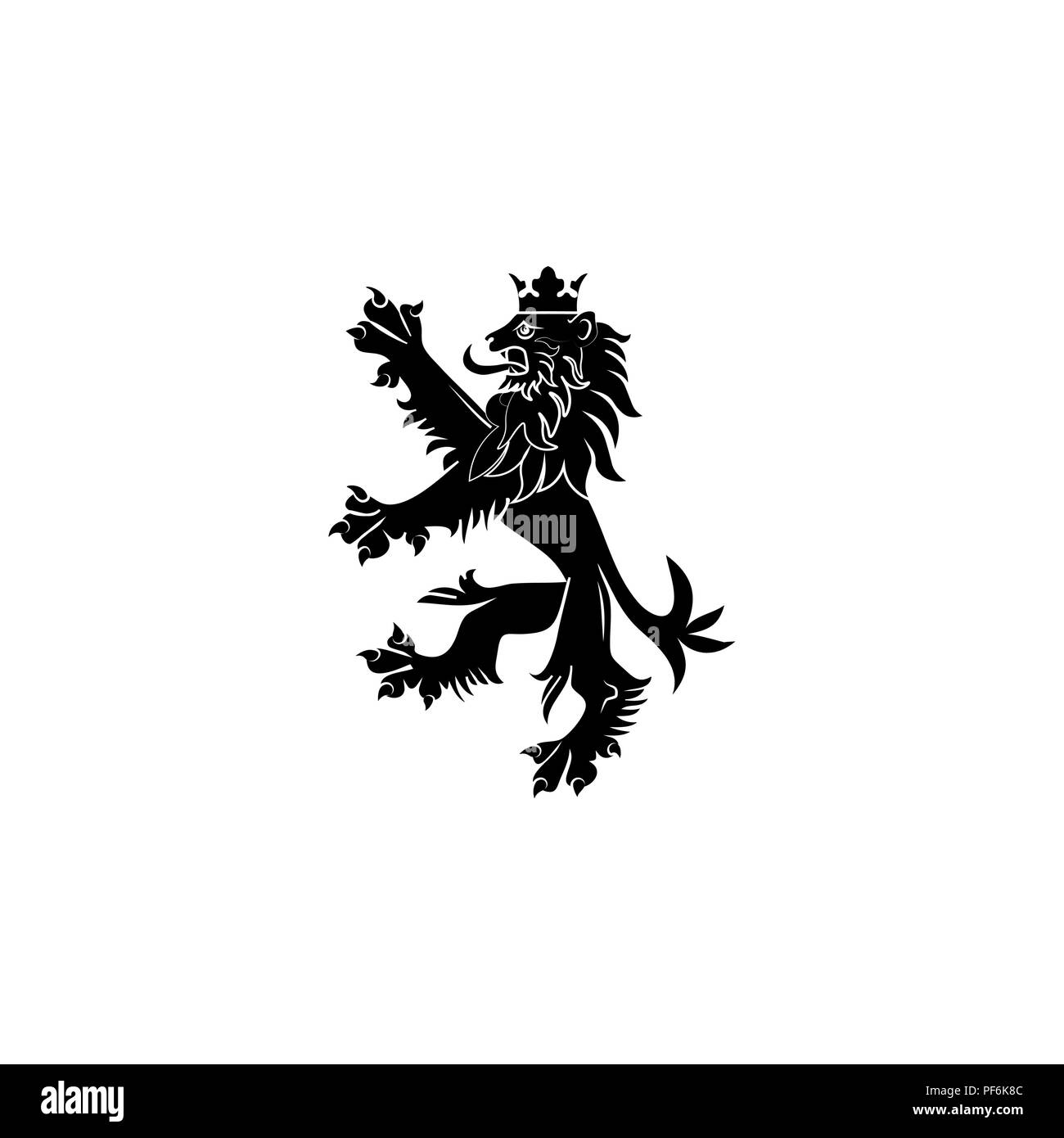 Schild Löwe Heraldik Vektor Logo Stockfotos und -bilder Kaufen - Seite ...
