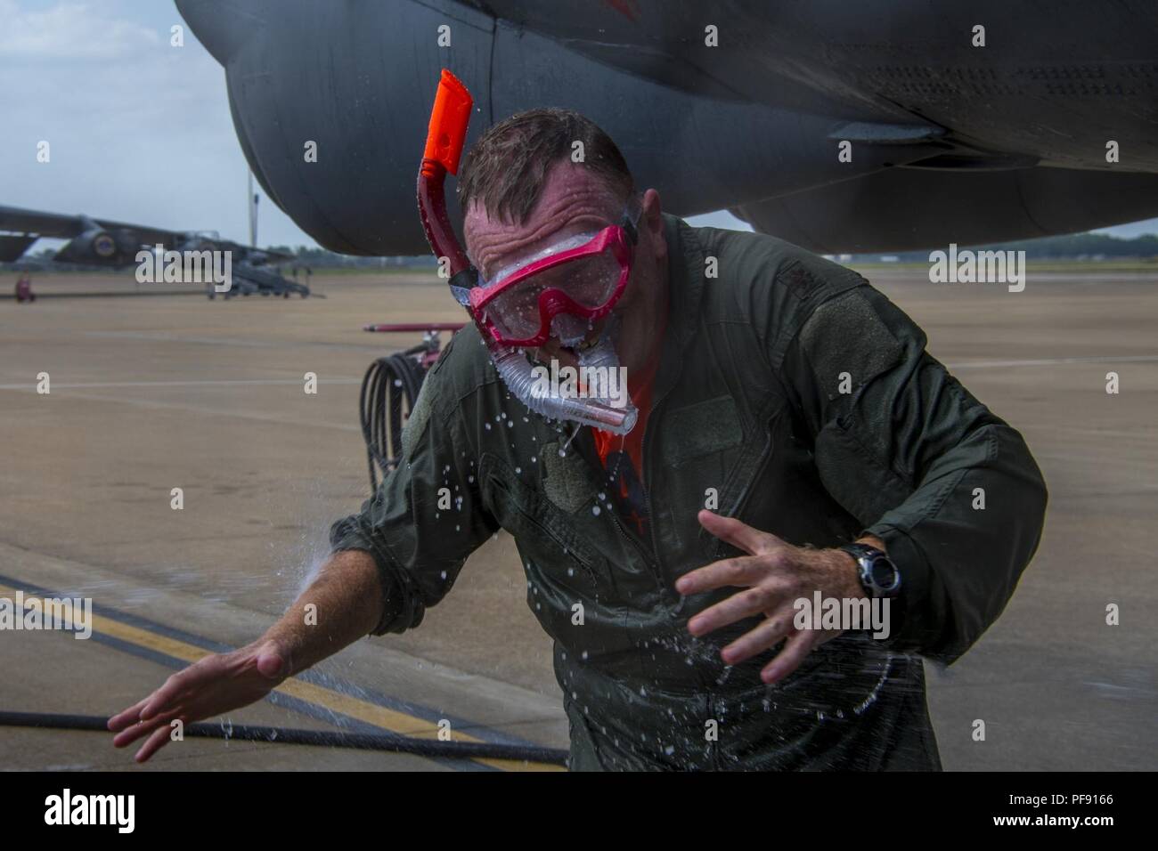 Us Air Force Maj. Matthew Daly, Navigator auf den 11 Bomb Squadron ...