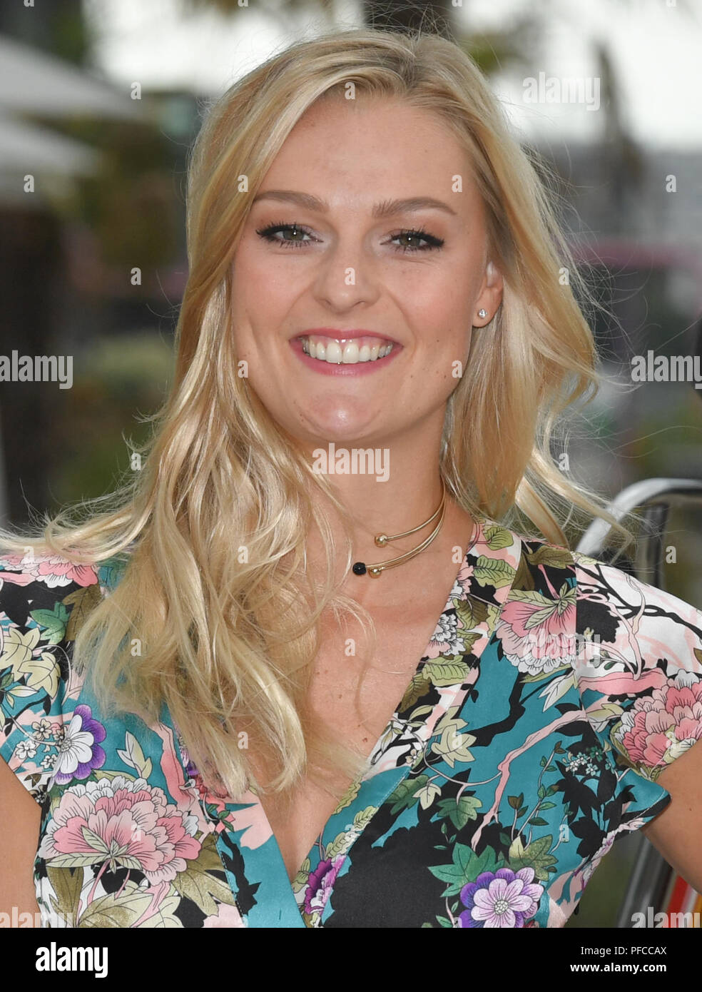 Berlin, Deutschland. 20 Aug, 2018. Miriam Hoeller auf einer ...