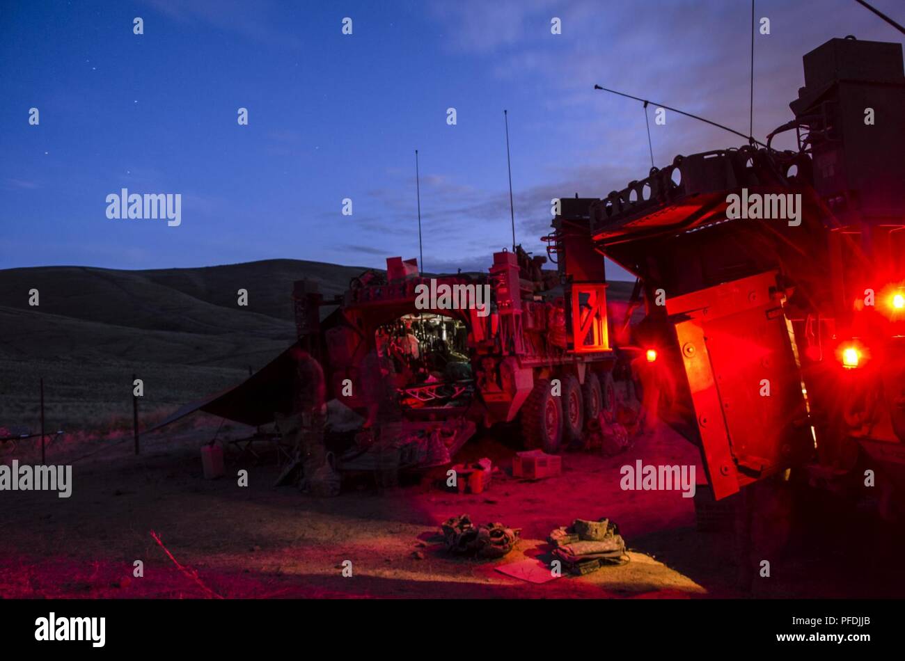 Soldaten mit Alpha Company, 898th Brigade Engineer Battalion, 81th ...