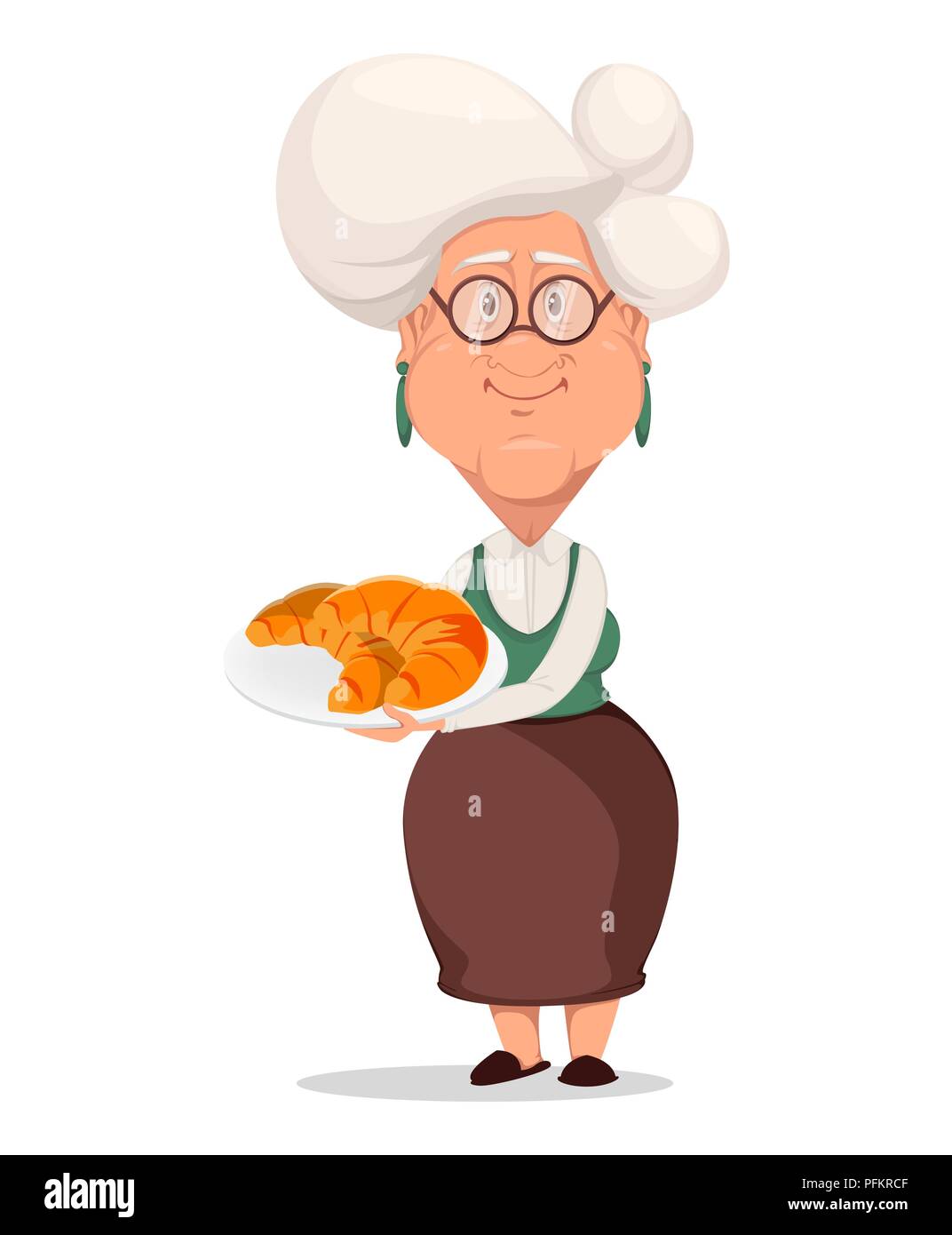 Oma cartoon Stock-Vektorgrafiken kaufen - Alamy