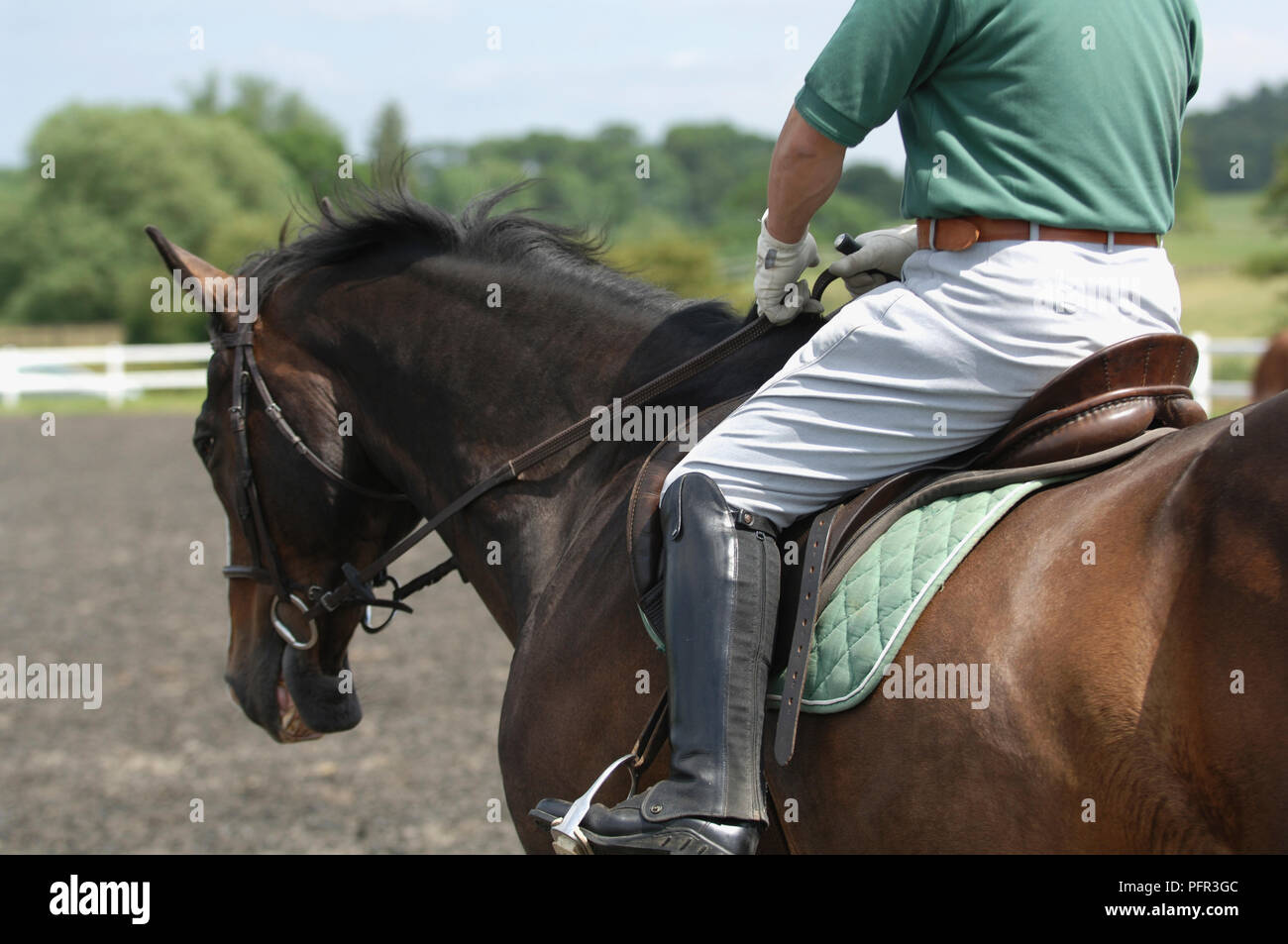Der mann auf dem pferd -Fotos und -Bildmaterial in hoher Auflösung – Alamy