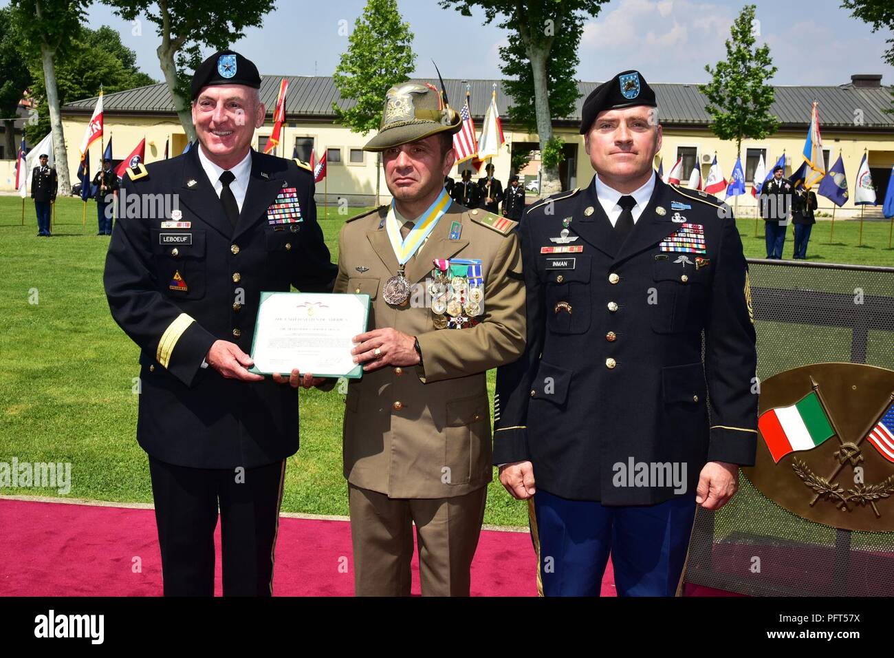 Kommandant sergeant major antonio quaglia -Fotos und -Bildmaterial in ...