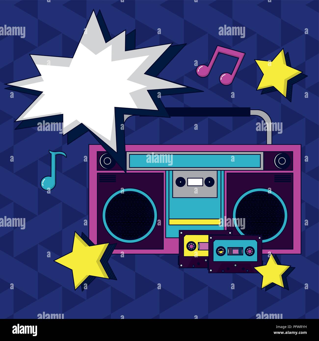 Cartoon radio Stock-Vektorgrafiken kaufen - Alamy