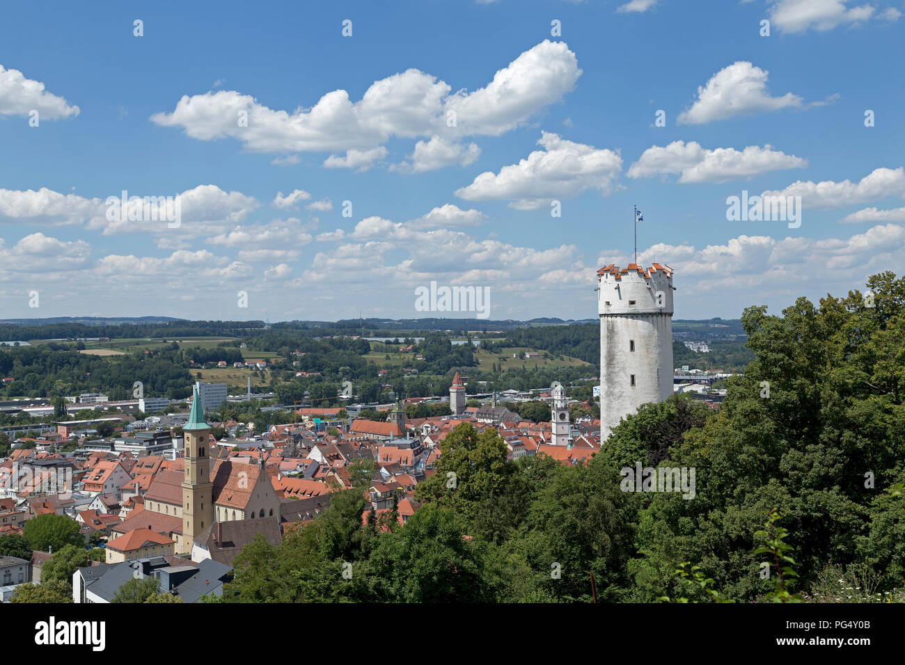 Mehlsack (mehlsack) Tower, Ravensburg, Baden-Württemberg, Deutschland ...