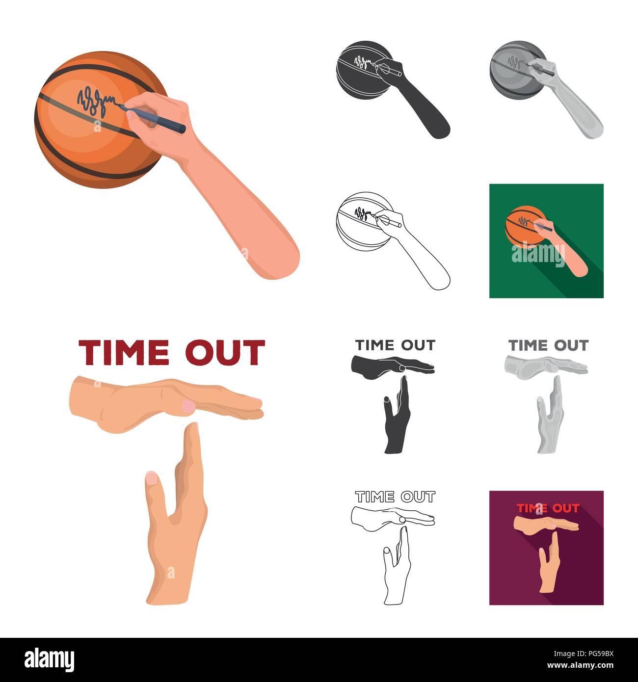 Timeout cartoon Stock-Vektorgrafiken kaufen - Alamy