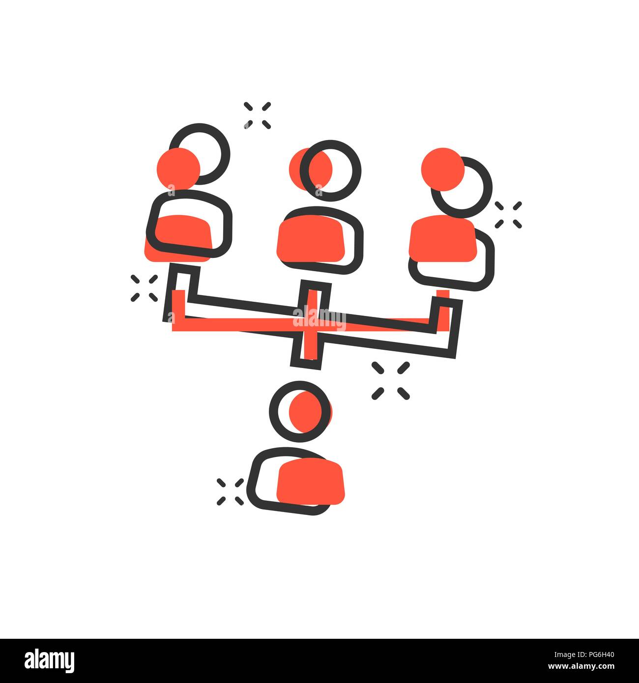Vektor cartoon Menschen Corporate Organization Chart Symbol im Comic ... Vektor cartoon Menschen Corporate Organization Chart Symbol im Comic ...