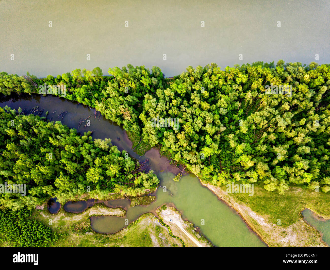 Der zusammenfluss der drei flüsse donau -Fotos und -Bildmaterial in ...