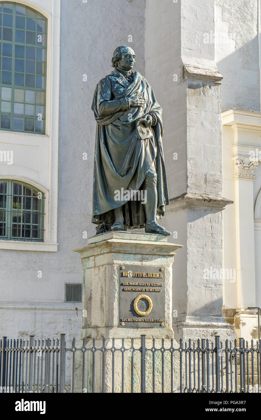 Denkmal johann gottfried herder weimar -Fotos und -Bildmaterial in ...