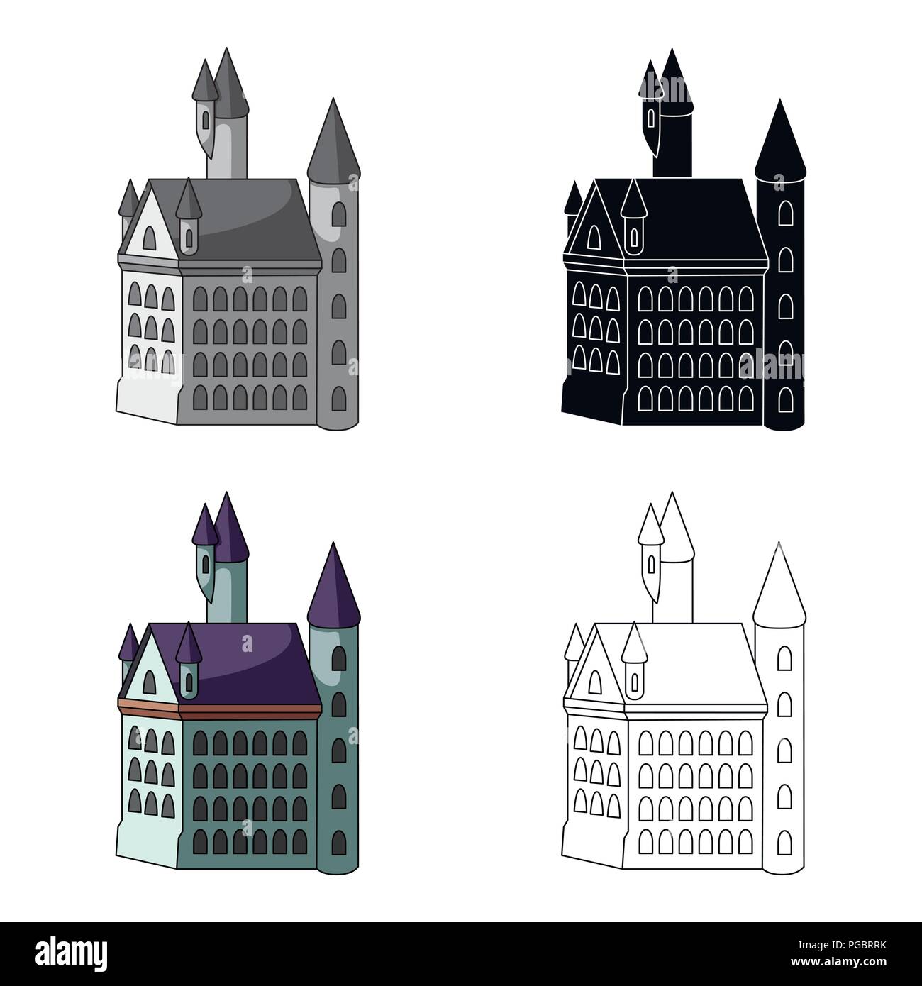 Architektur, Ziegelstein, Gebäude, Cartoon, Beton, Konstruktion, Design ...