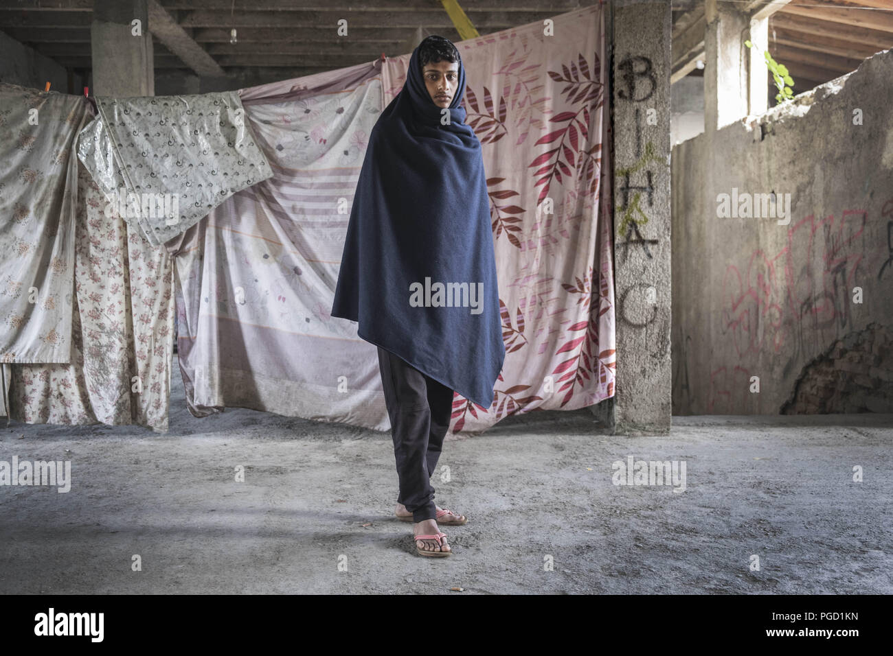 August 25, 2018 - Europa, Bosnien, Bihac, 25. August 2018: In der Stadt ...