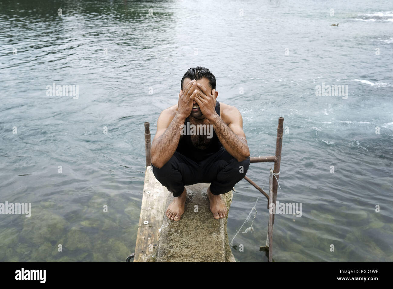 August 25, 2018 - Europa, Bosnien, Bihac, 25. August 2018: In der Stadt ...