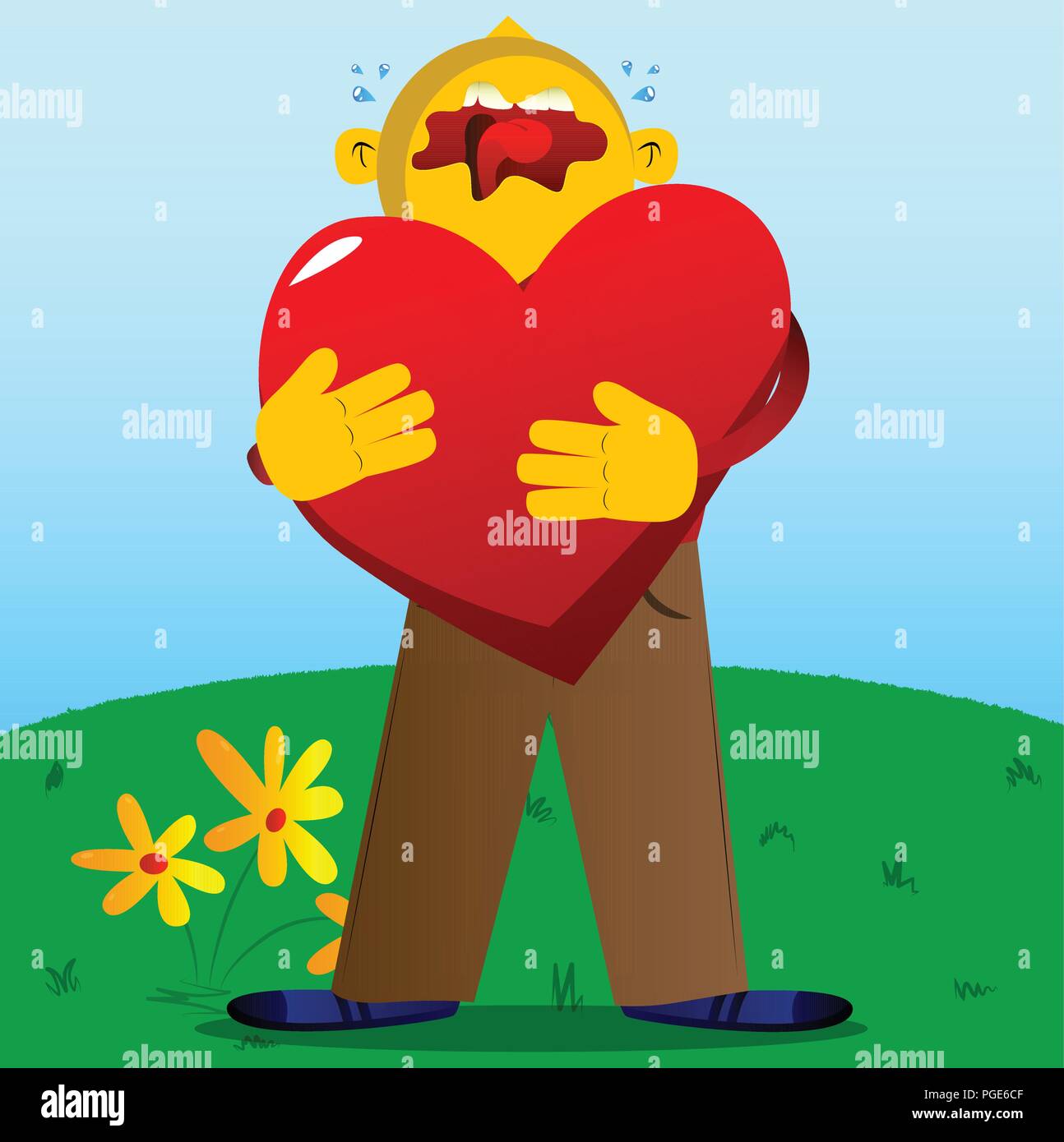 Kumpel paare Stock-Vektorgrafiken kaufen - Alamy
