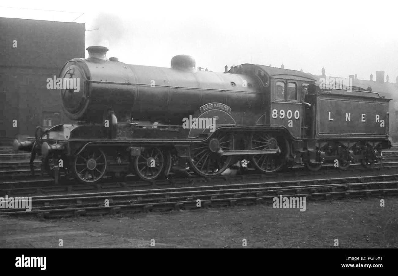 Great Eastern Railway Claud Hamilton Klasse 4-4-0 Dampflok als LNER D14 ...