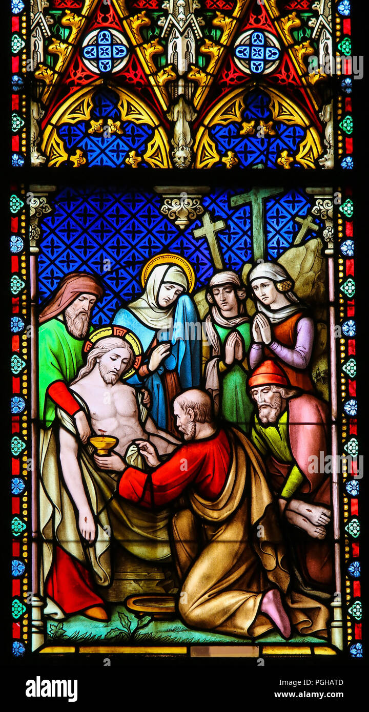 Jesus christus vom kreuz genommen -Fotos und -Bildmaterial in hoher Auflösung – Alamy