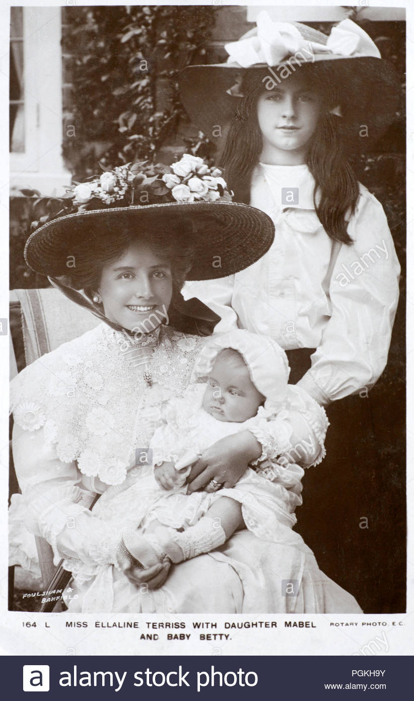Maria Ellaline Terriss Portrait, Lady Hicks 1871 - 1971, bekannt als ...
