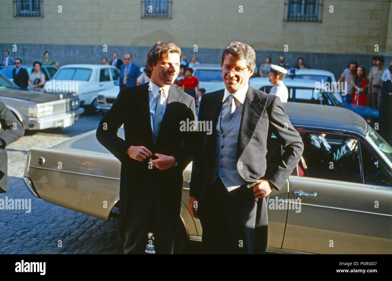 Friedrich Christian Mick und Muck Gert Rudolf Flick bei der Hochzeit ...