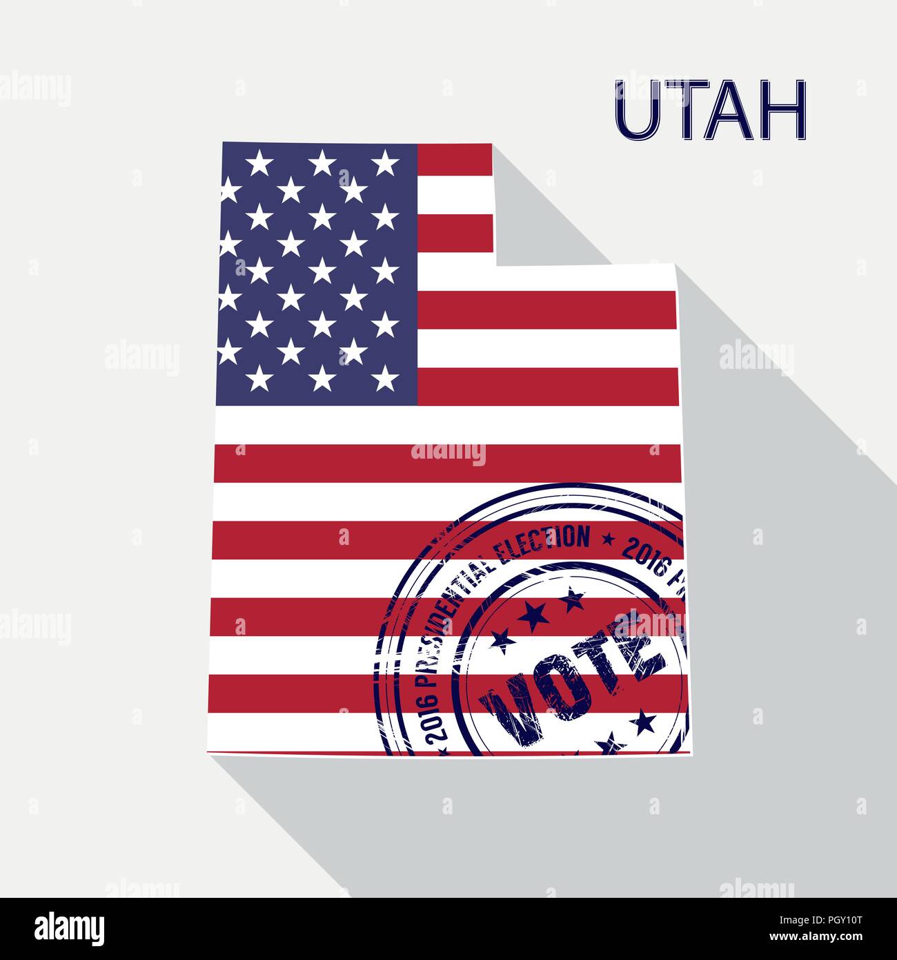 Alte karte von utah Stock-Vektorgrafiken kaufen - Alamy