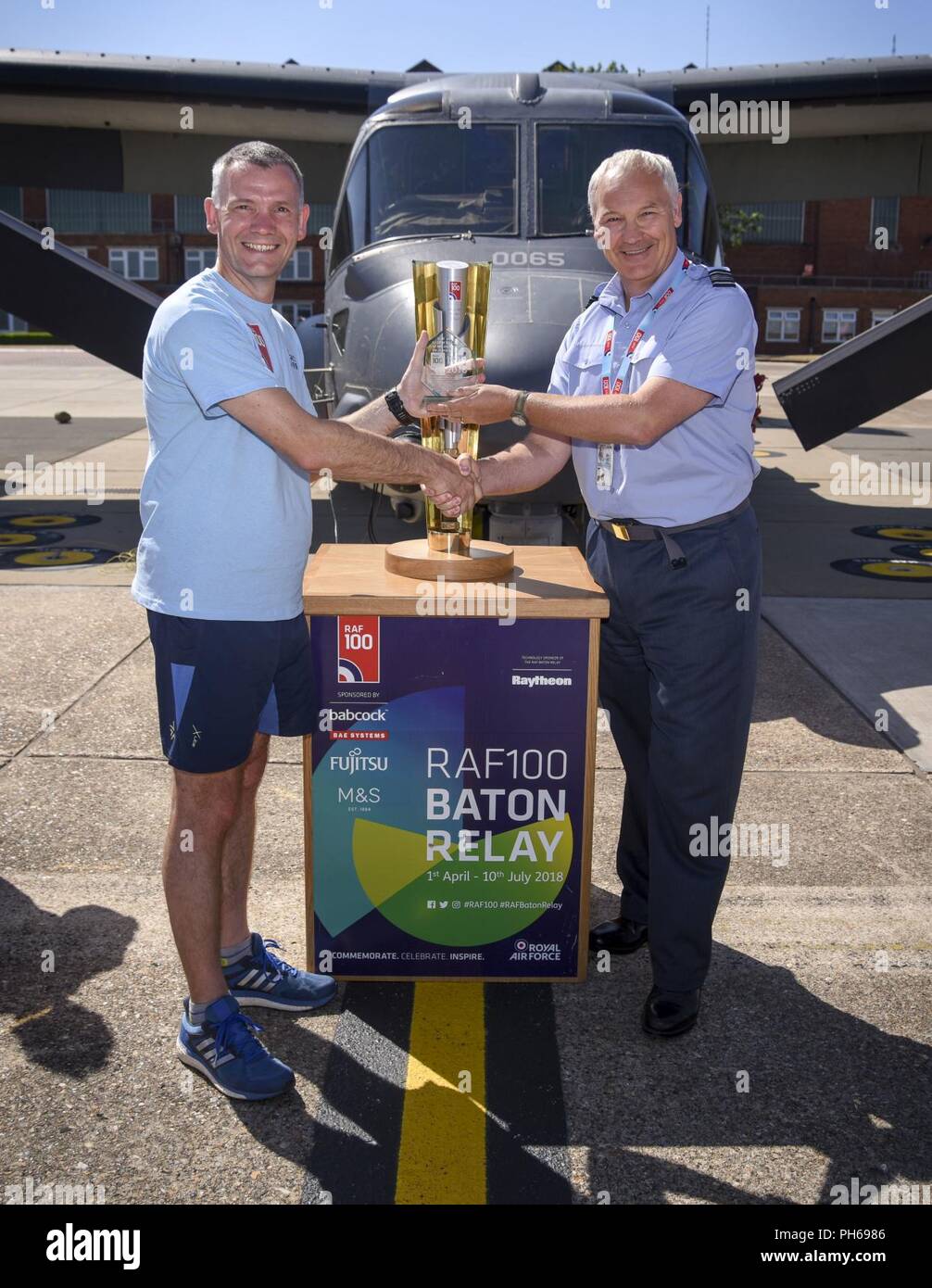 Royal Air Force Sqn. Ldr. Duncan Arnold, RAF Liaison Officer ...