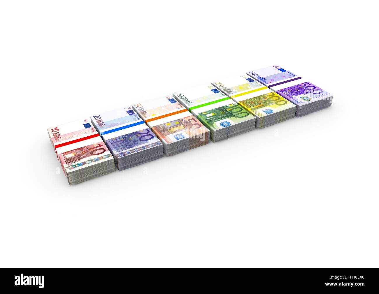 Euro currency bundle -Fotos und -Bildmaterial in hoher Auflösung – Alamy