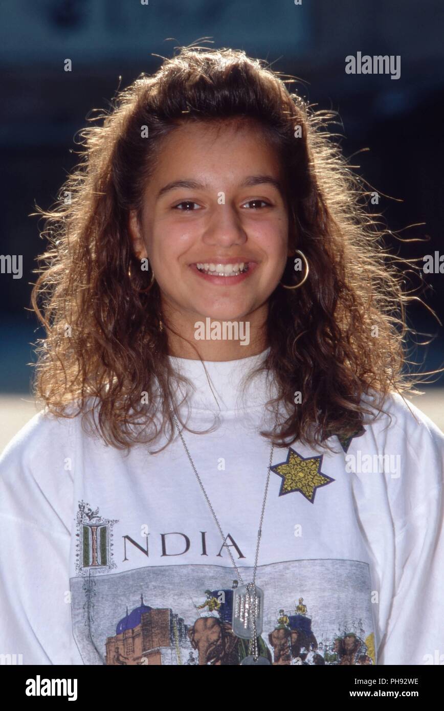 Radost Bokel, deutsche plant, in Berlin, Deutschland 1989. Die deutsche Schauspielerin Radost ...