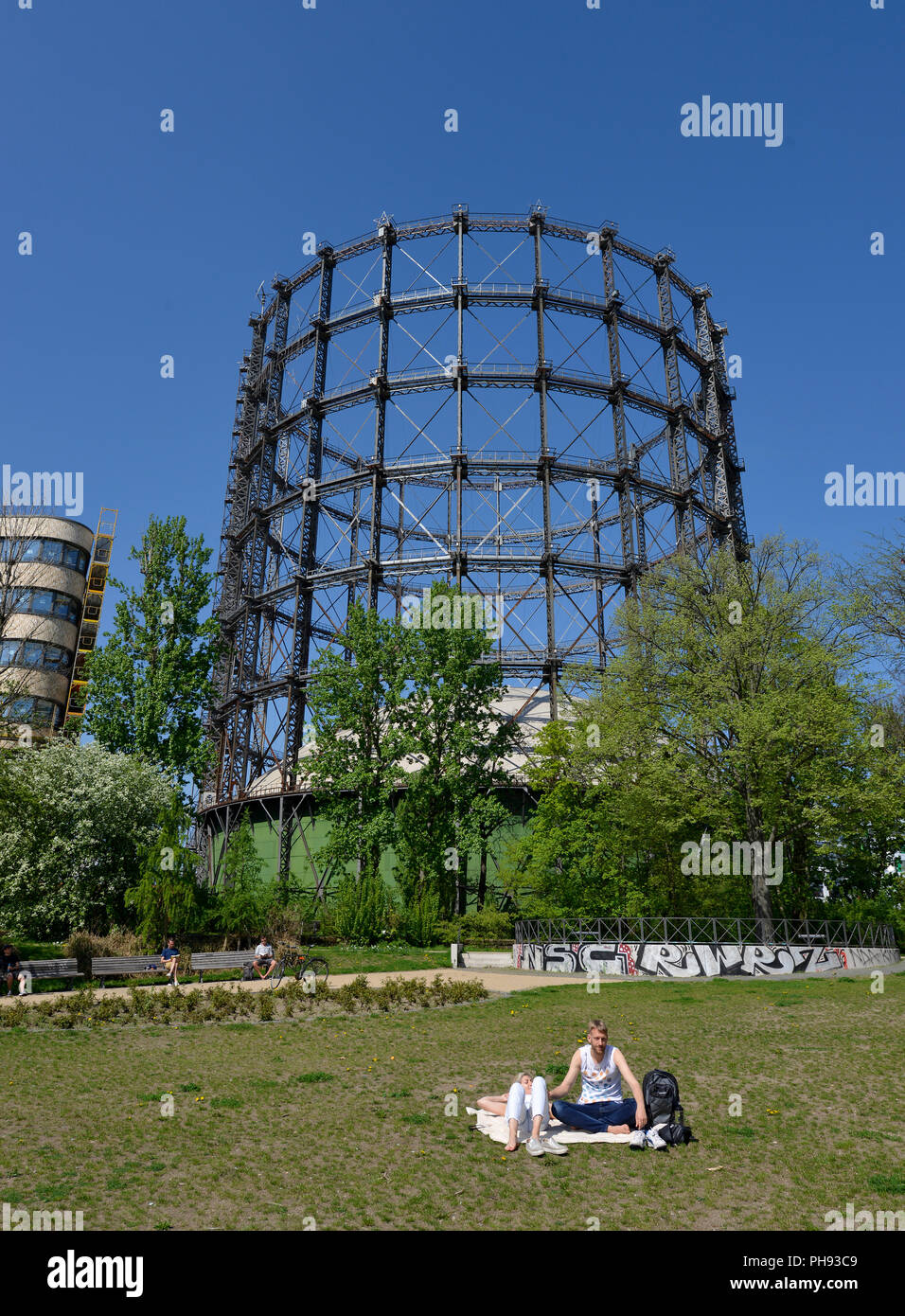 Gasometer, Torgauer Straße, Schöneberg, Berlin, Deutschland ...