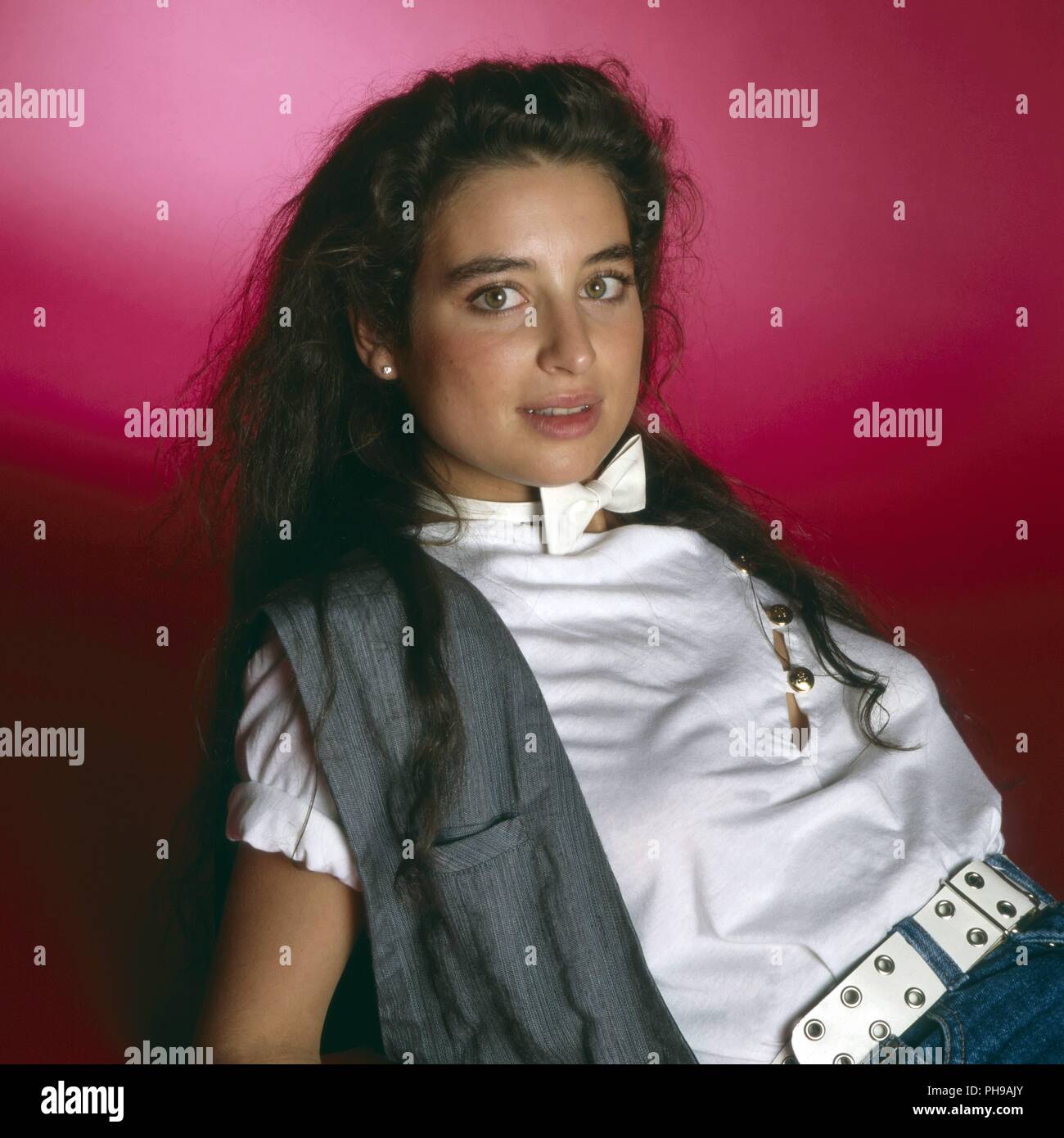 Isabell Varell, deutsche Sängerin und plant, in München, Deutschland ...