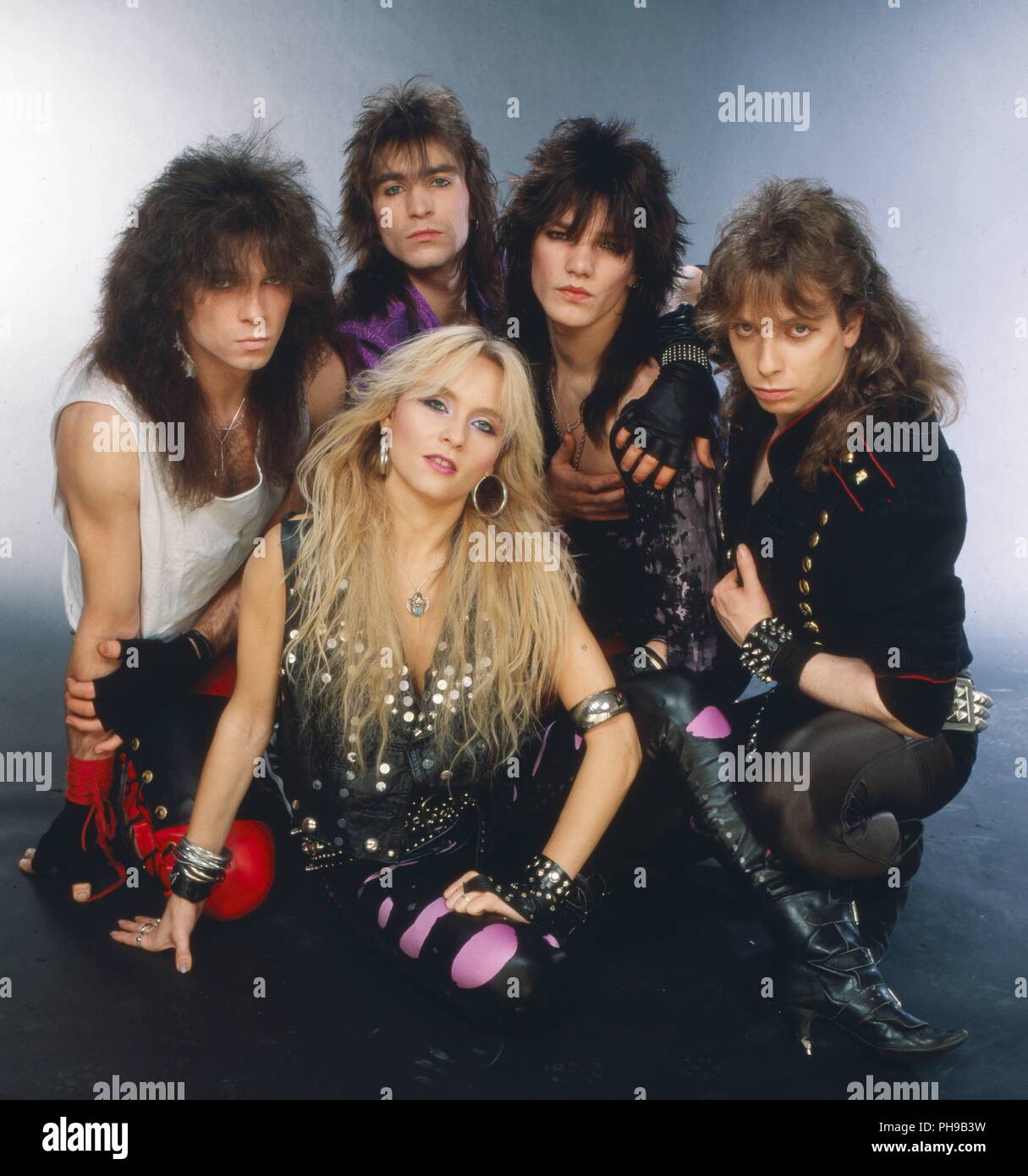 'Hexenmeister', die deutsche Heavy Metal Band mit Frontfrau Doro Pesch ...