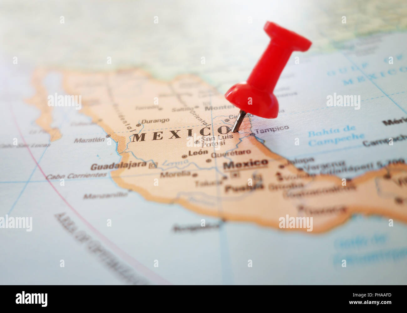 Mexico map pin -Fotos und -Bildmaterial in hoher Auflösung – Alamy