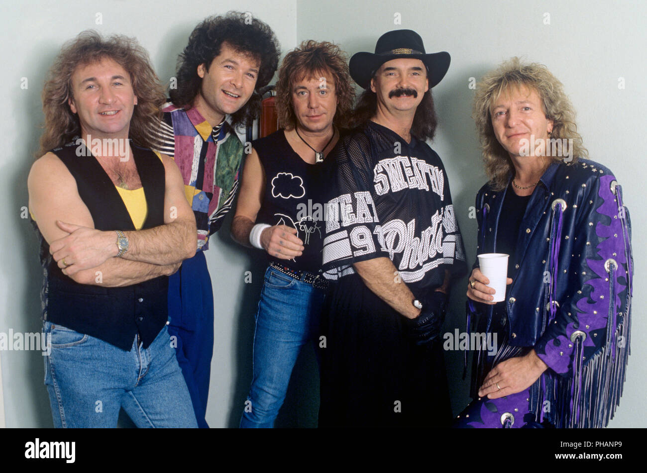 Smokie (mit Alan Silson) am 20.11.1992 in Mainz. | Verwendung weltweit ...