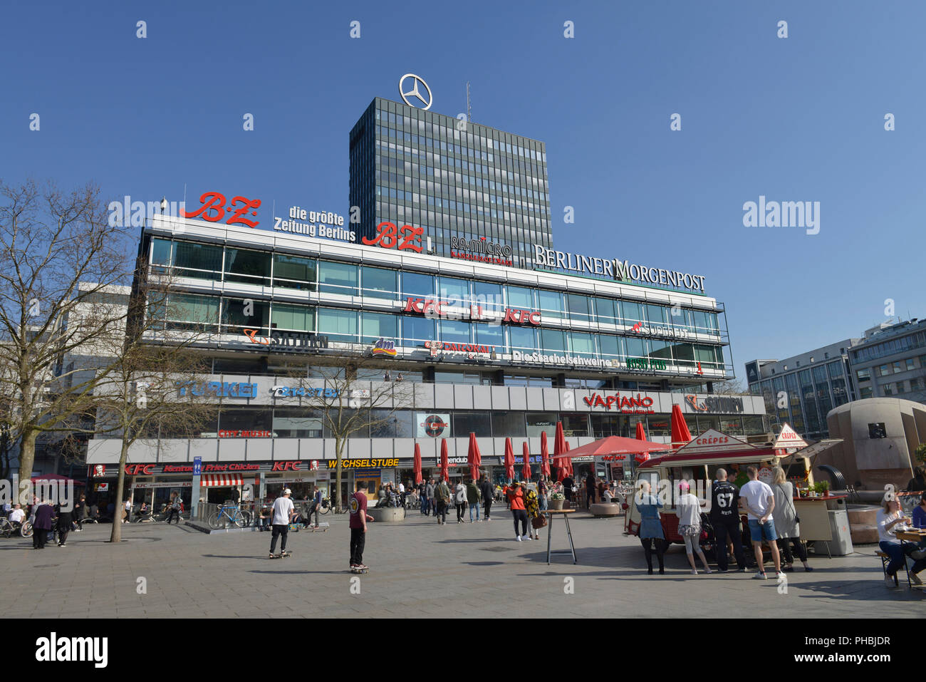 Europa-Center, Breitscheidplatz, Charlottenburg, Berlin, Deutschland ...