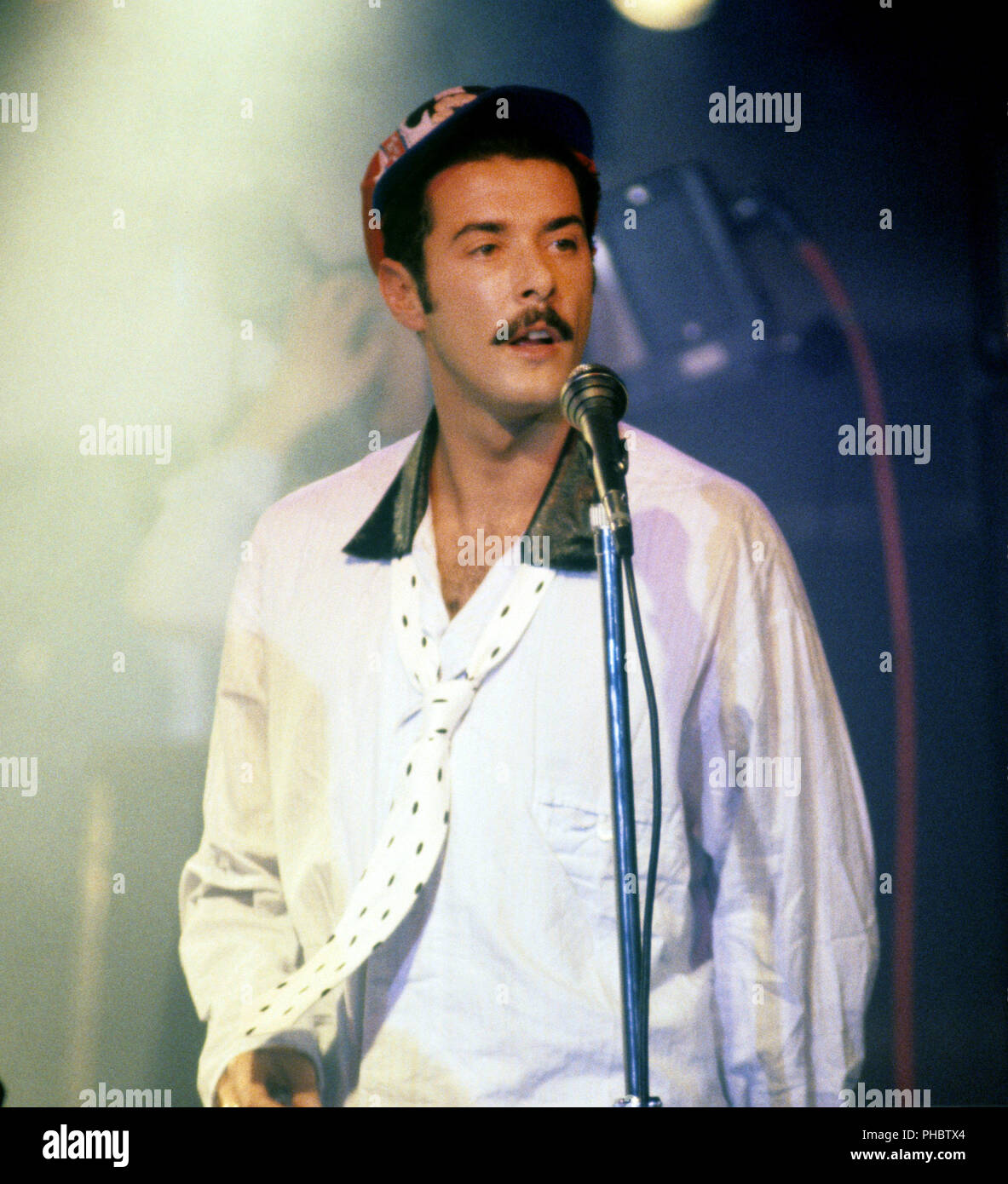 Paul Rutherford (Frankie Goes To Hollywood) am 20.08.1986 in Bochum ...