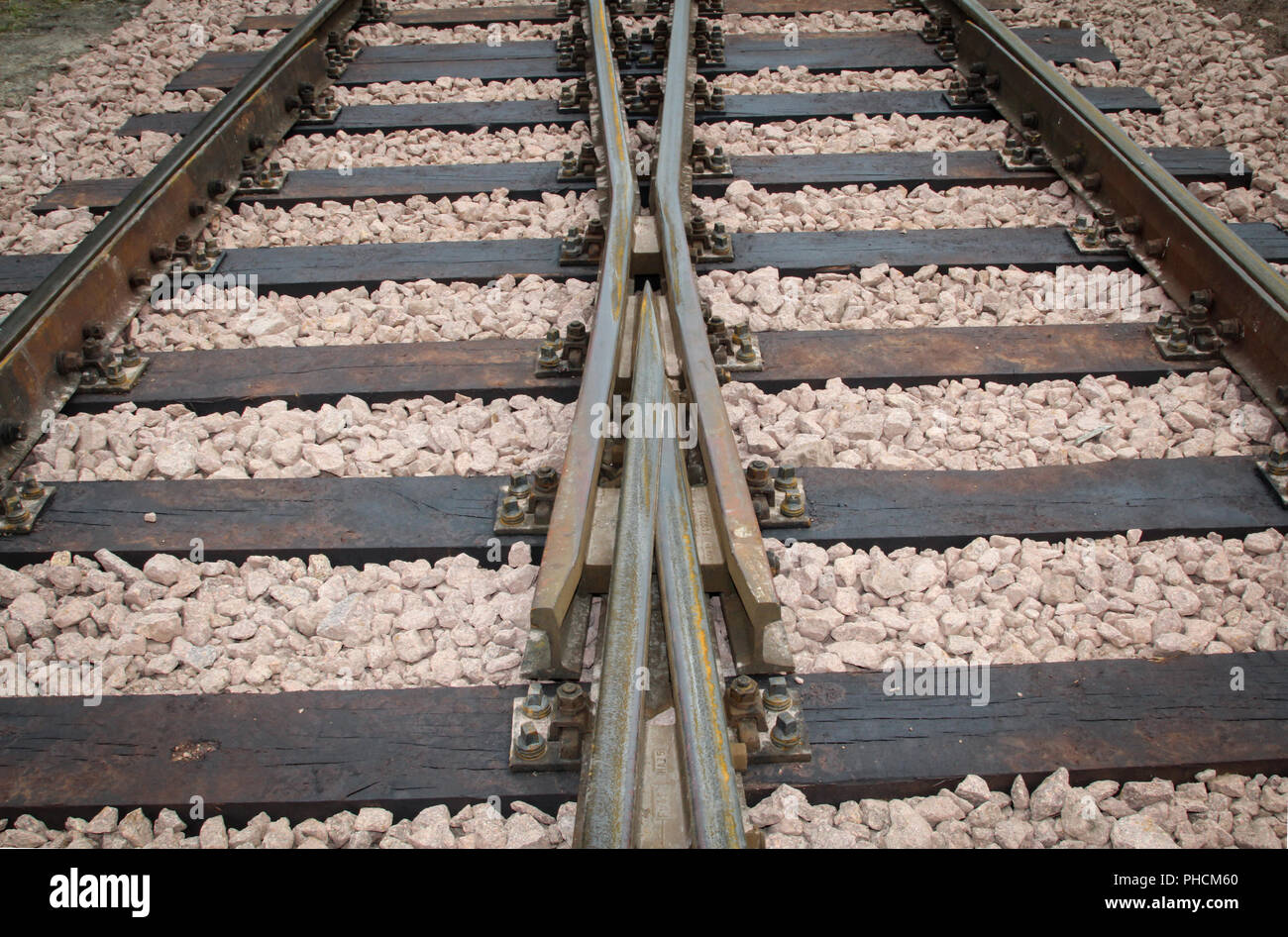 Eisenbahn Weiche Stockfotos & Eisenbahn Weiche Bilder - Alamy