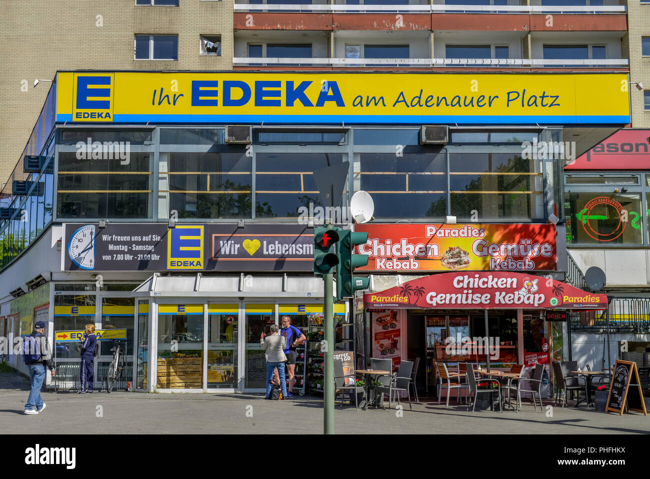 Edeka Firma, Adenauerplatz, Charlottenburg, Berlin, Deutschland ...