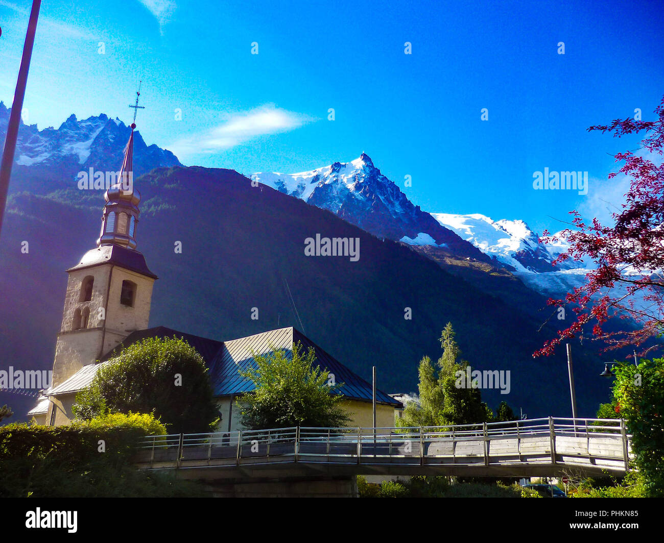 Chamonix mont blanc village -Fotos und -Bildmaterial in hoher Auflösung – Alamy