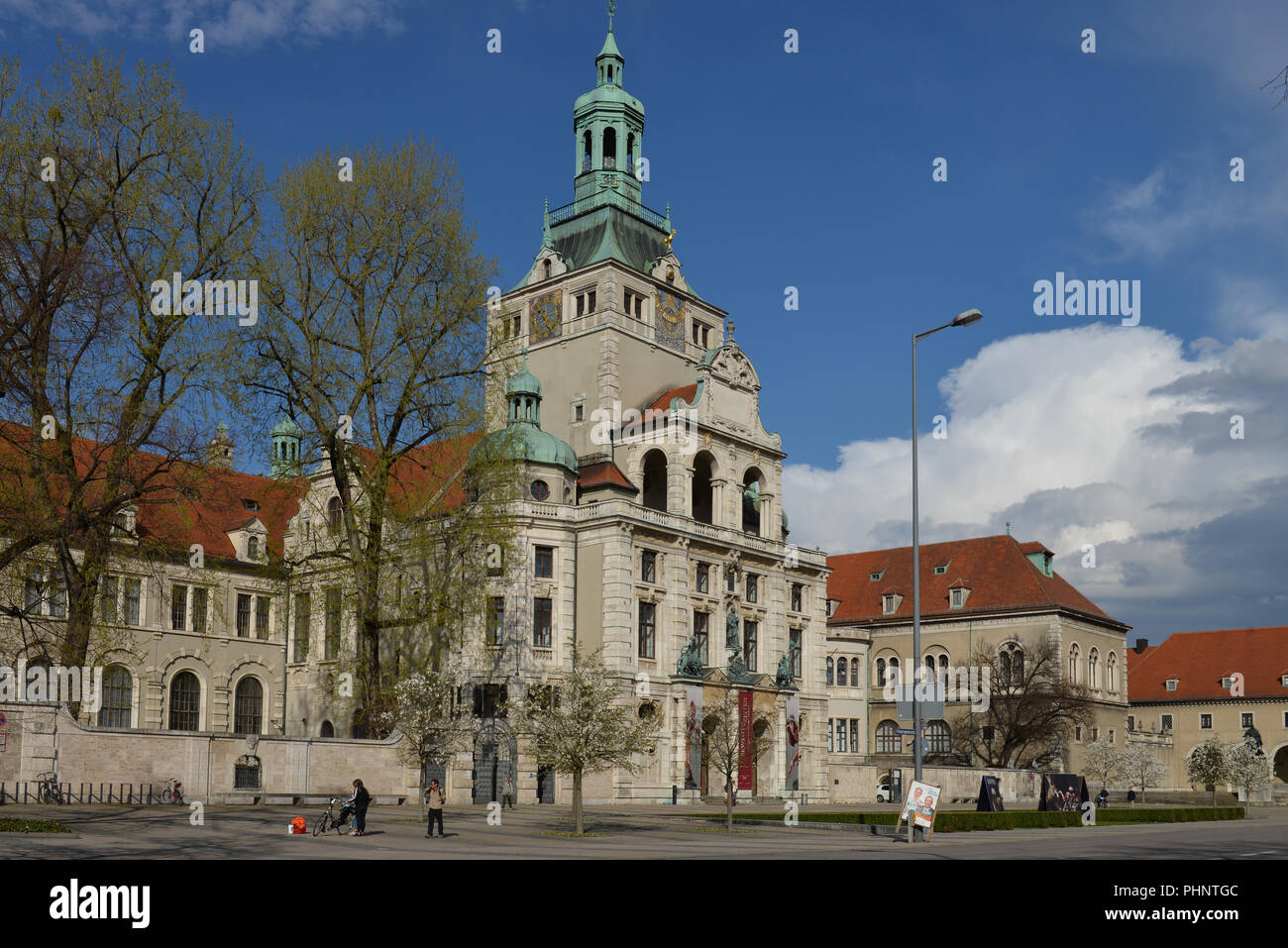 Bayerisches Nationalmuseum, Prinzregentenstraße, Muenchen, Bayern, Deutschland Stockfotografie ...