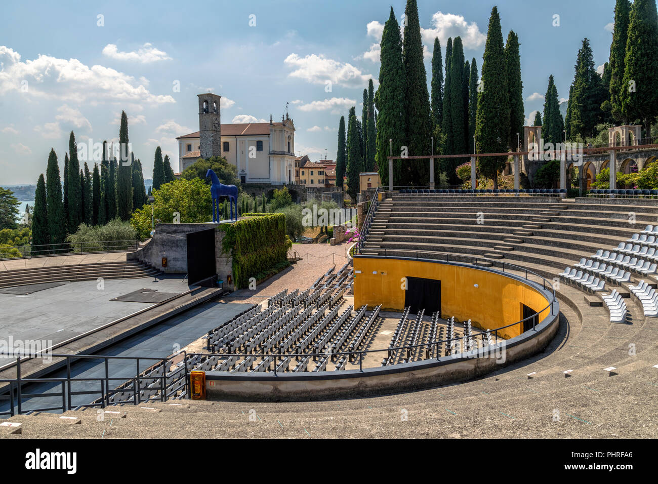 Vittoriale degli Italiani, Gardone Riviera, Gardasee, Lombardei, Italien, Europa Stockfotografie ...