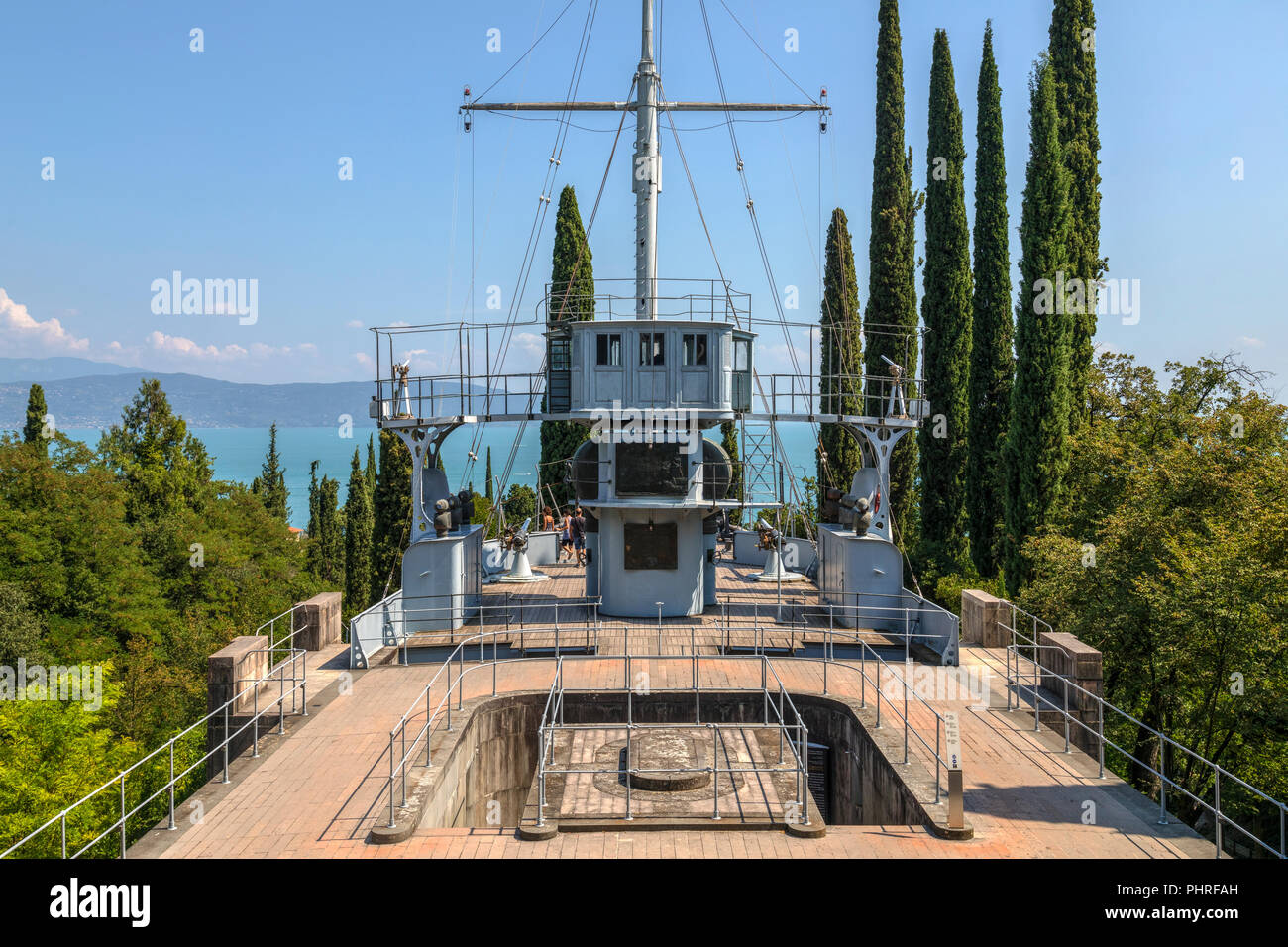 Vittoriale degli Italiani, Gardone Riviera, Gardasee, Lombardei, Italien, Europa Stockfotografie ...