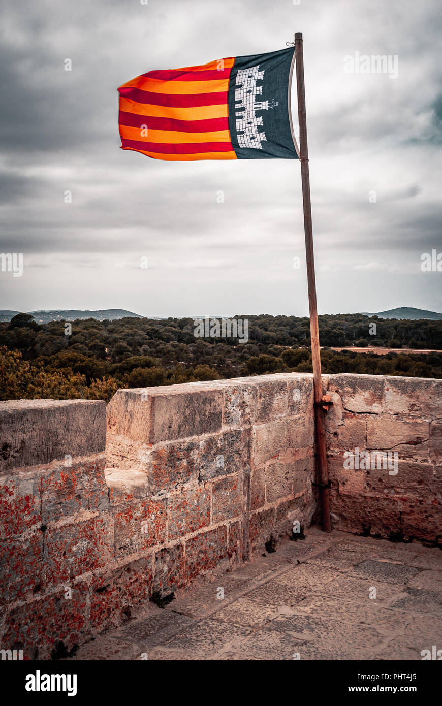 Mallorca Flag Stockfotos & Mallorca Flag Bilder - Alamy