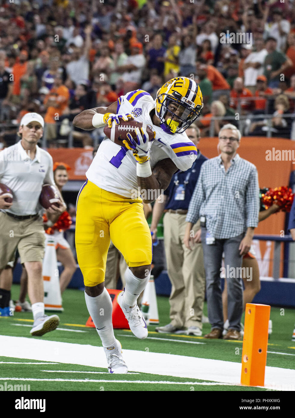 Arlington, Texas, USA. 2. Sep 2018. LSU Wide Receiver #1 ''JA BIN ARR ...